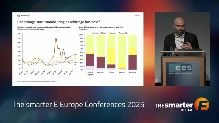 Utility-Scale Battery Storage in Europe Spot Markets